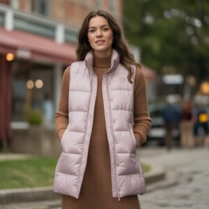 17 Stylish & Gorgeous Puffer Vest Outfits Ideas